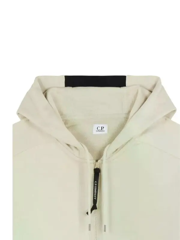 C.P. COMPANY Lens Zip-up Hoodie - Neutrals