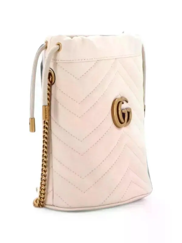 Gucci Gg Marmont Matelasse Leather Mini Bucket Bag