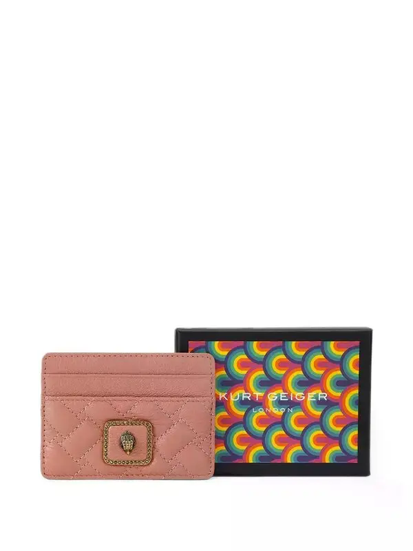 Kurt Geiger Quilted Eagle Card Holder