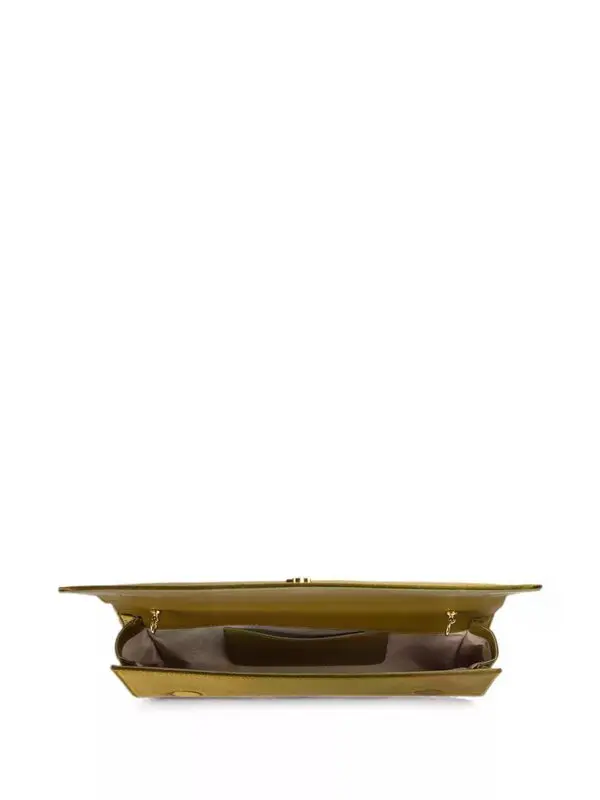 LE SILLA Satin-finish Logo-plaque Clutch Bag
