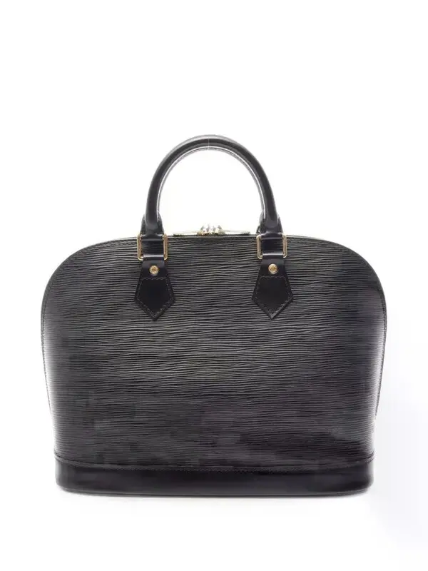 LOUIS VUITTON 1997 Alma Tote Bag - Black