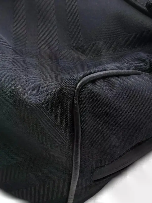 Burberry Check Jacquard Messenger Bag