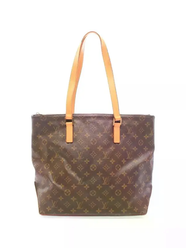 LOUIS VUITTON 1999 Cabas Mezzo Tote Bag - Brown