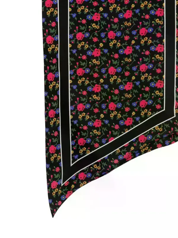 Chloé Floral-print Silk Scarf