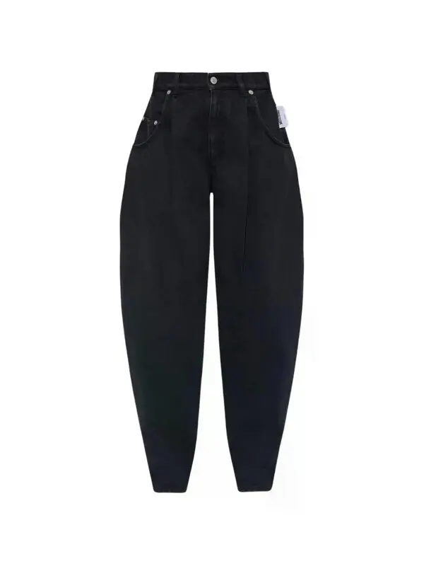 Moschino Pleated Tapered Jeans