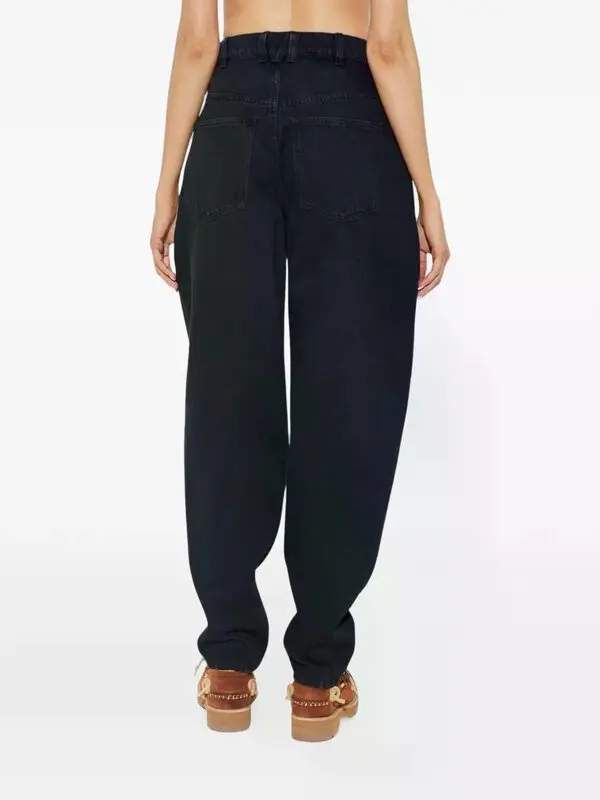 Moschino Pleated Tapered Jeans