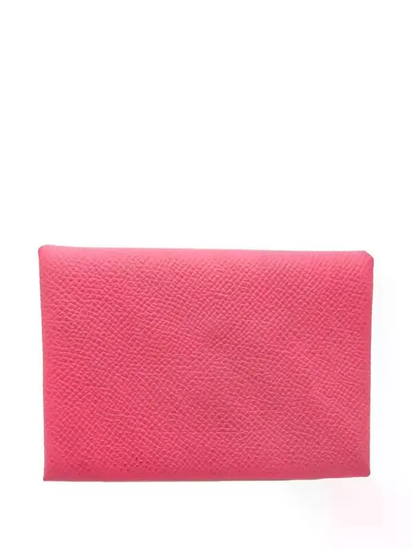Hermès 2023 Epsom Calvi Duo Card Holder