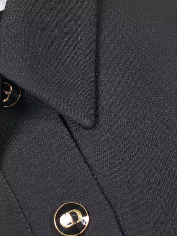 Dior Button-detail Mini Dress
