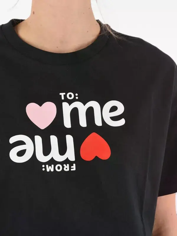 CONVERSE Logo-print Cropped T-shirt