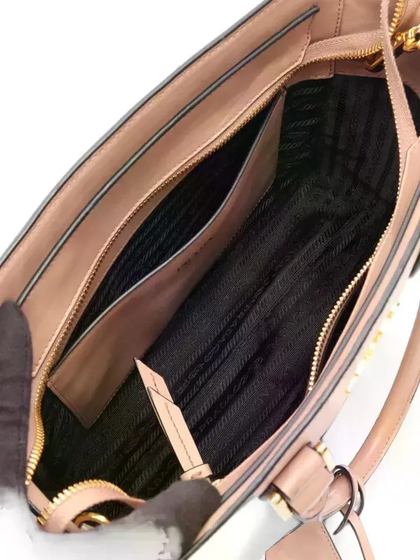 Prada 2000s Logo-detail Two-way Handbag
