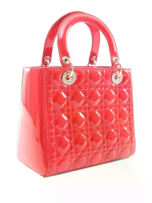 Dior Patent Cannage Lady Satchel