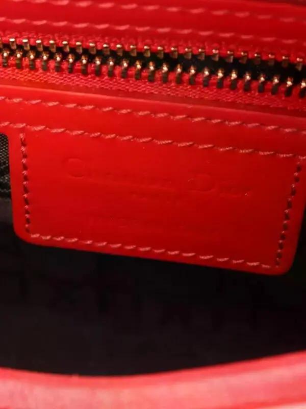 Dior Patent Cannage Lady Satchel