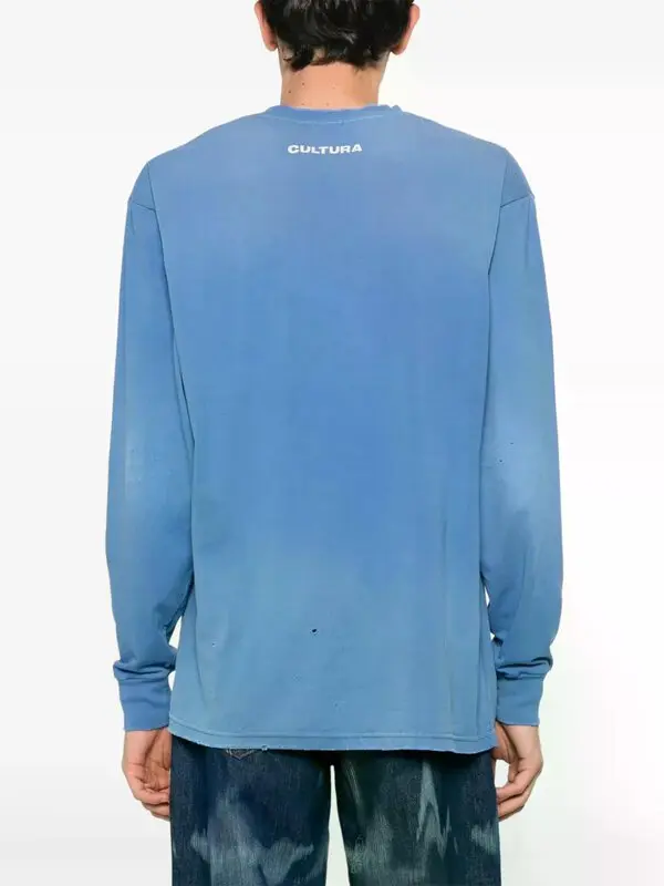 CULTURA Logo-print Cotton T-shirt