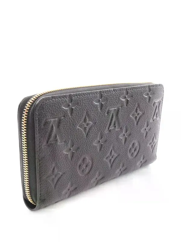 LOUIS VUITTON Zippy Leather Wallet - Black
