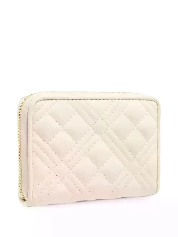 Moschino Quilted Logo-lettering Wallet