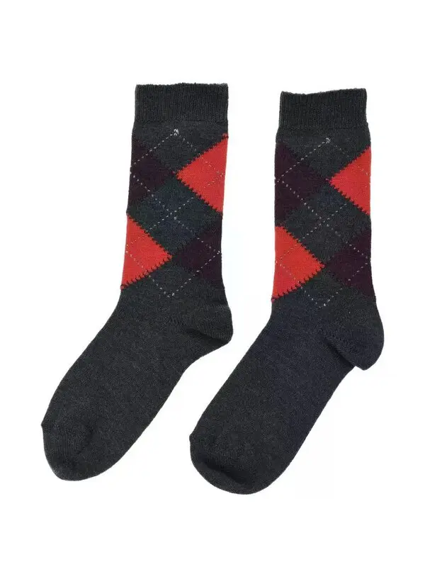 Maria La Rosa Argyle Wool Socks