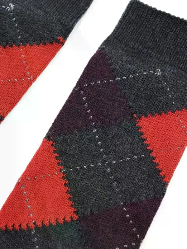 Maria La Rosa Argyle Wool Socks