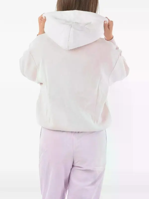 CONVERSE Logo-print Hoodie - Pink