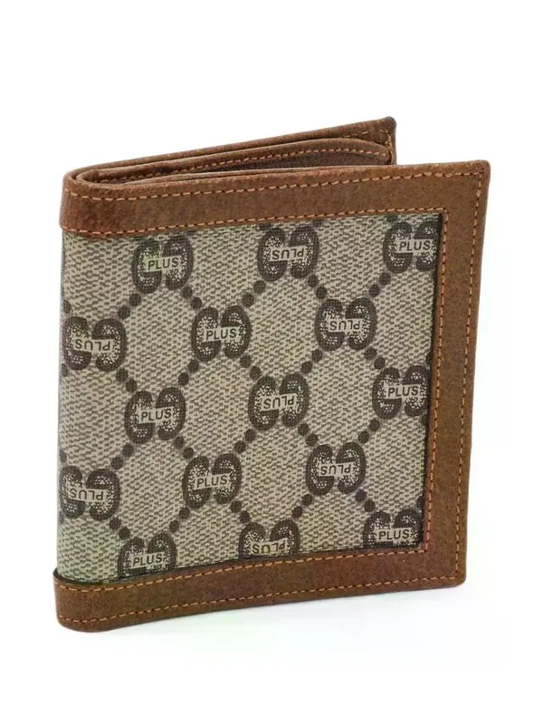 Gucci Gg Plus Supreme Bifold Wallet - Neutrals