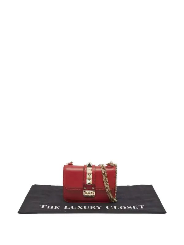 Valentino Garavani Glam Lock Pyramid-stud Shoulder Bag