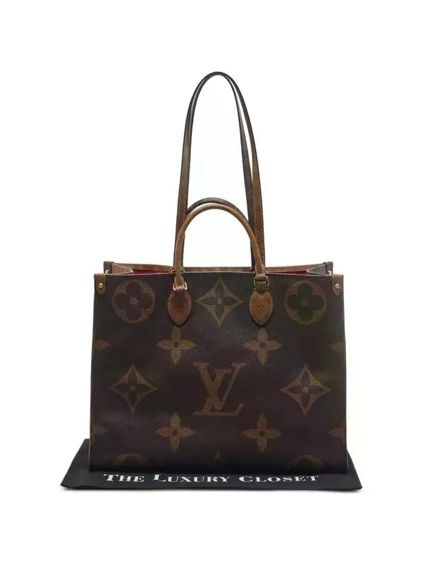 LOUIS VUITTON 2019 Gm Onthego Monogram Reverse Tote Bag