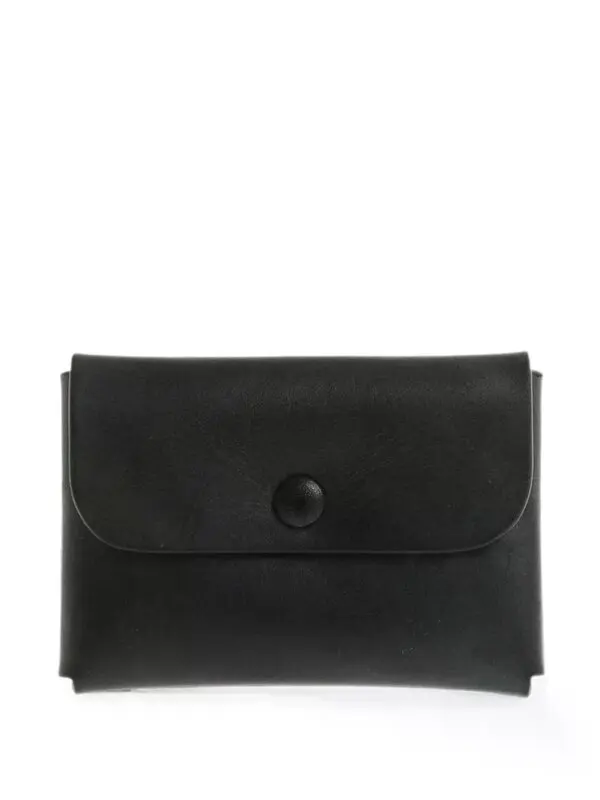 Il Bisonte Titano Logo-debossed Coin Pouch - Black