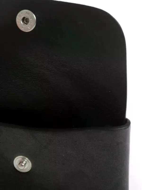 Il Bisonte Titano Logo-debossed Coin Pouch