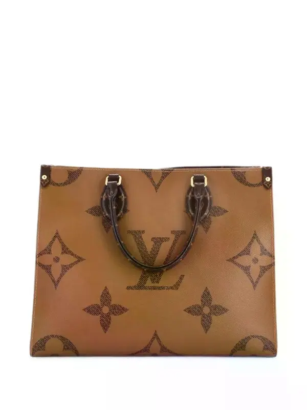 LOUIS VUITTON Onthego Reverse Monogram Giant Mm Tote Bag - Brown