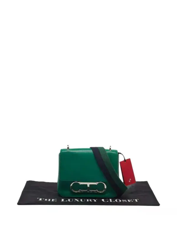 Carolina Herrera Medium Initials Insignia Shoulder Bag