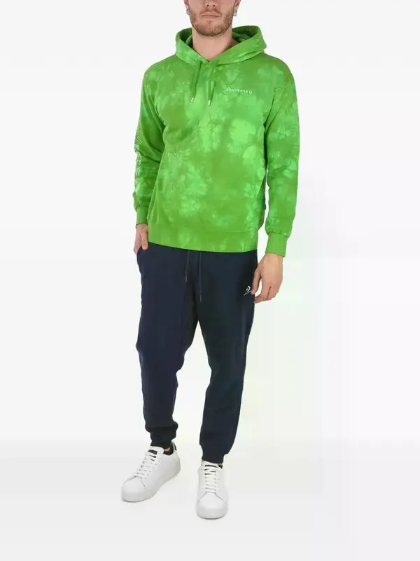CONVERSE Tie-dye Logo-print Hoodie