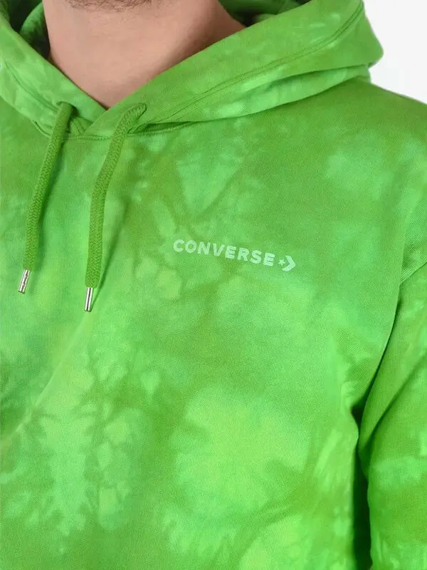 CONVERSE Tie-dye Logo-print Hoodie