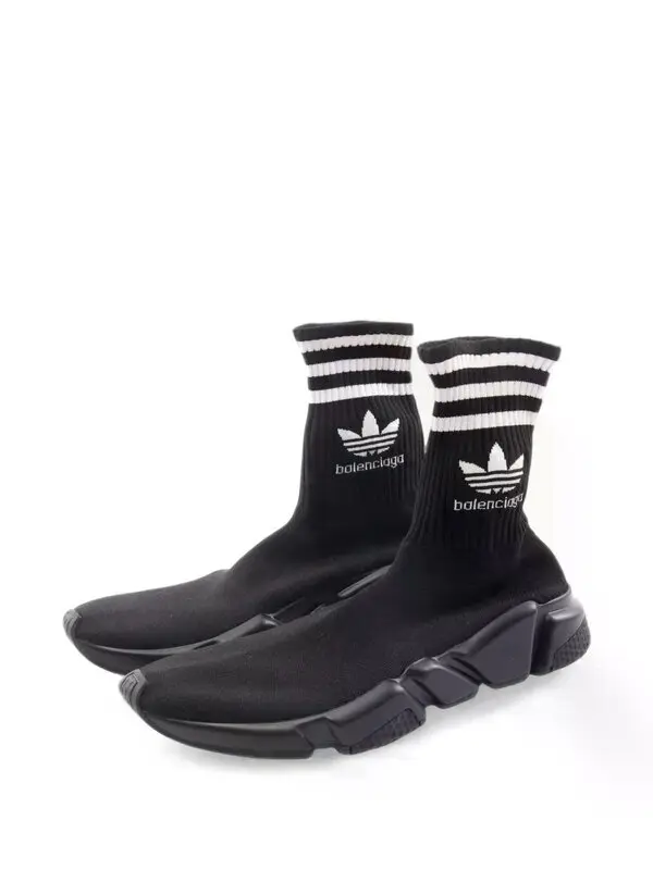 Balenciaga X Adidas 2020s Speed Sneakers - Black