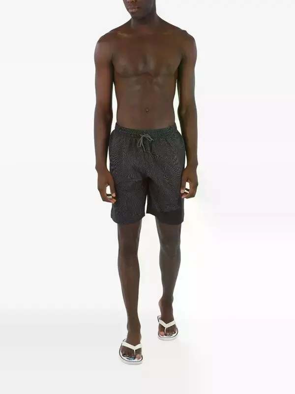 Nike Graphic-print Drawstring-fastening Swim Shorts