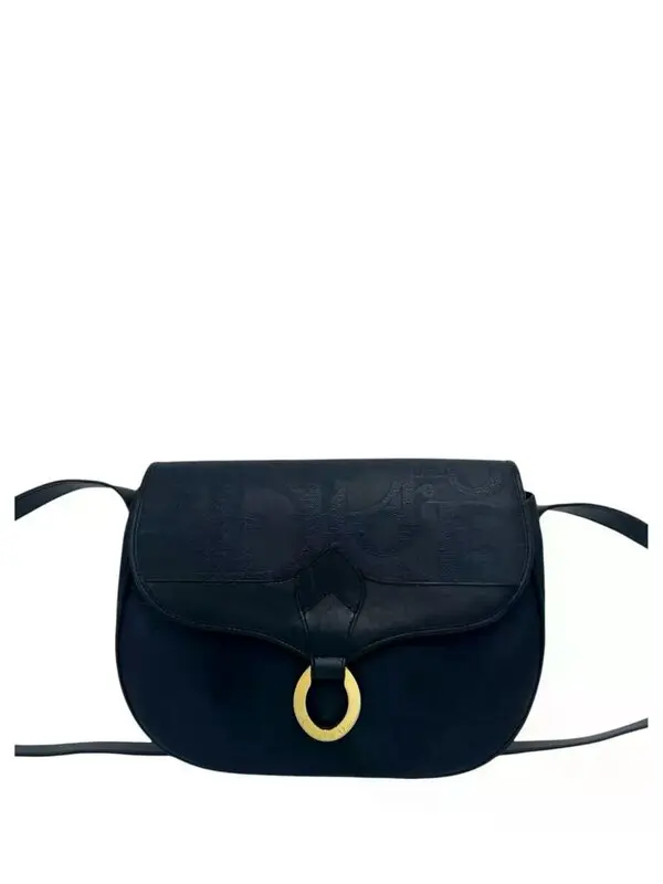 Dior 20th Century Diorissimo Trotter Coated Canvas Crossbody Bag - Blue