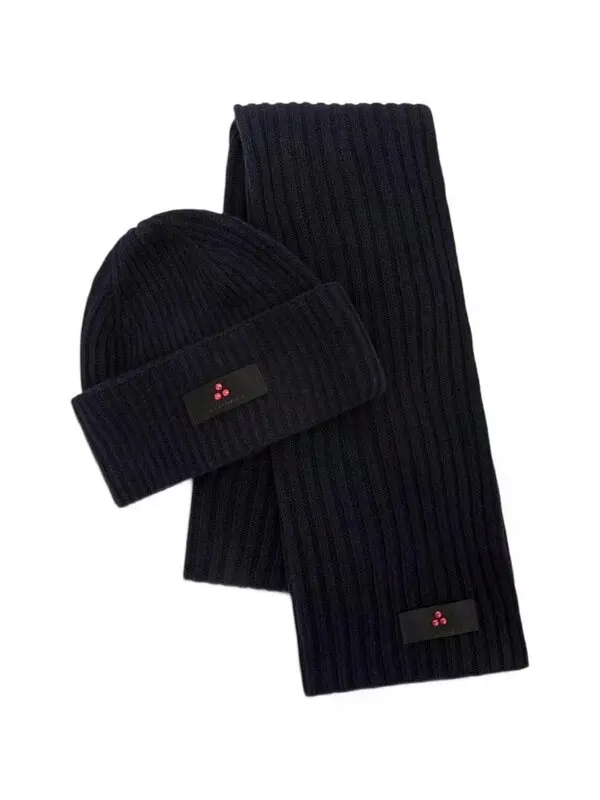 Peuterey Ribbed-knit Logo-patch Set