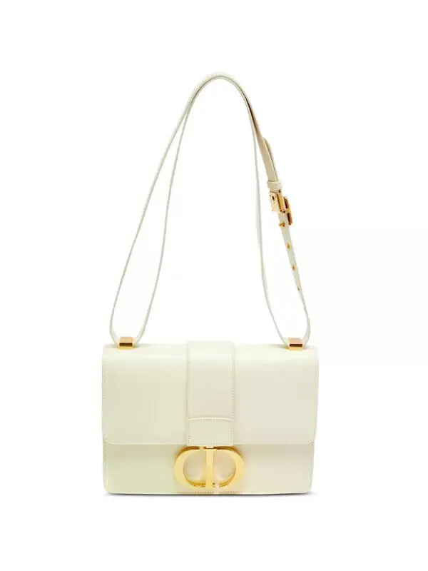 Dior 2019 30 Montaigne Leather Shoulder Bag - Neutrals