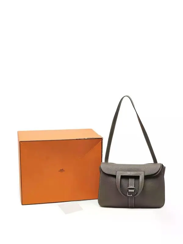 Hermès 2017 Halzan Buckle Shoulder Bag