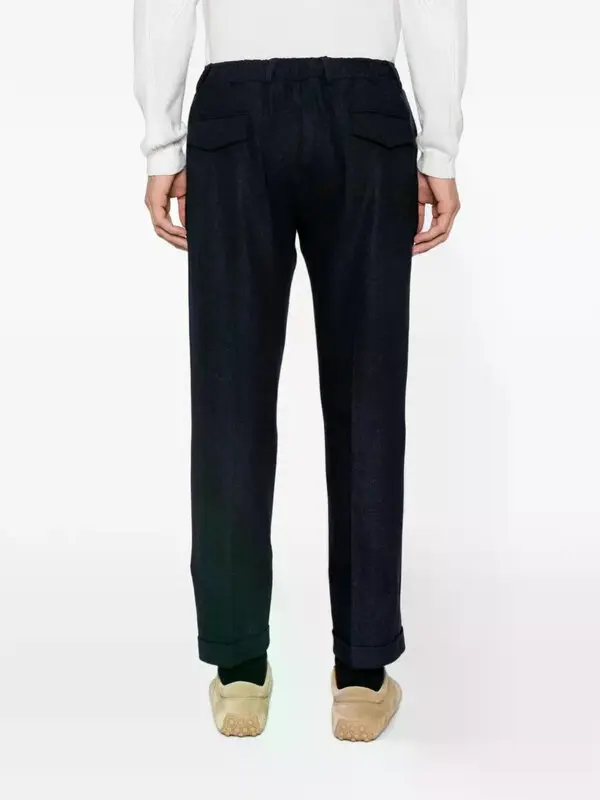 ARTE ANTWERP Roma Drawstring Wool Trousers