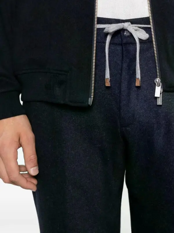ARTE ANTWERP Roma Drawstring Wool Trousers