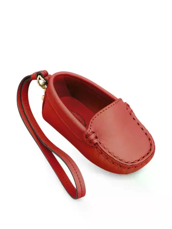 TOD'S Metal Dots Gommino Leather Charm