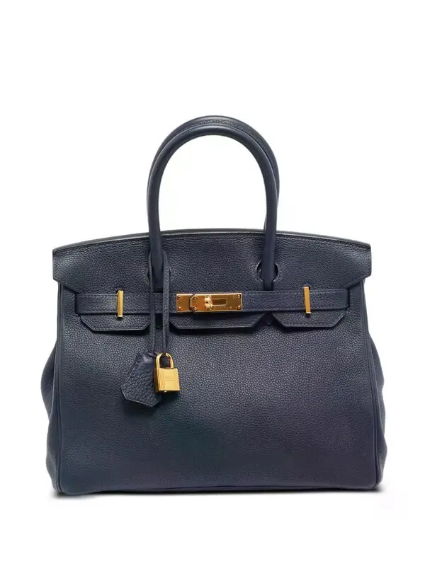 Hermès Birkin 30 Togo Tote Bag - Blue