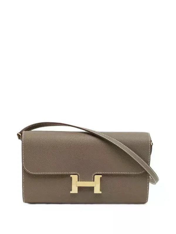 Hermès 2024 Constance Clutch Bag - Grey