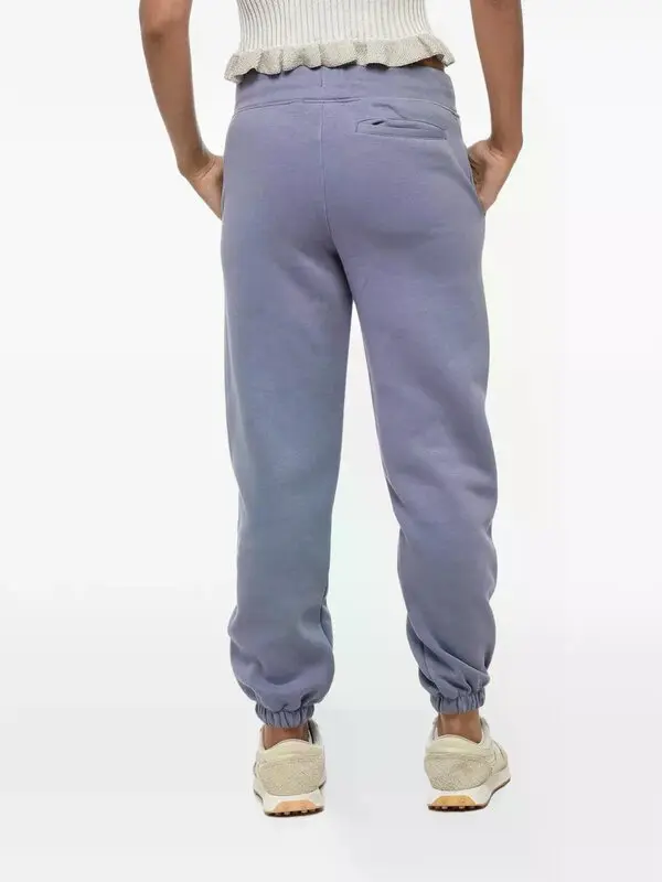 CONVERSE Logo-embroidered Drawstring Track Pants - Purple