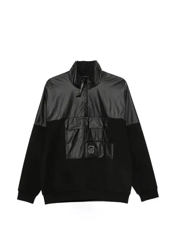 C.P. COMPANY Series Panelled Quarter-zip Sweater