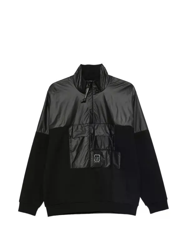 C.P. COMPANY Series Panelled Quarter-zip Sweater