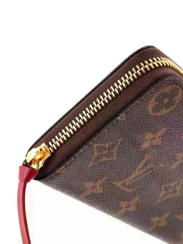 LOUIS VUITTON Clemence Wallet Monogram Canvas Small Wallets