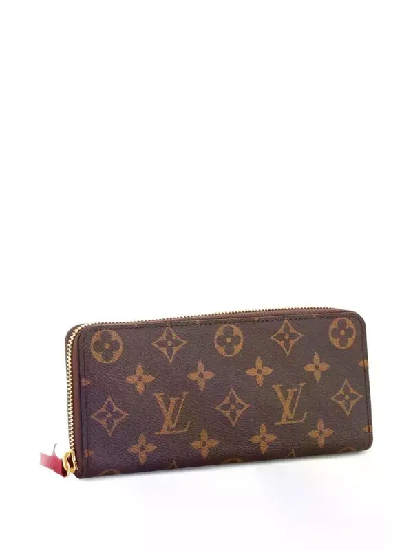 LOUIS VUITTON Clemence Wallet Monogram Canvas Small Wallets