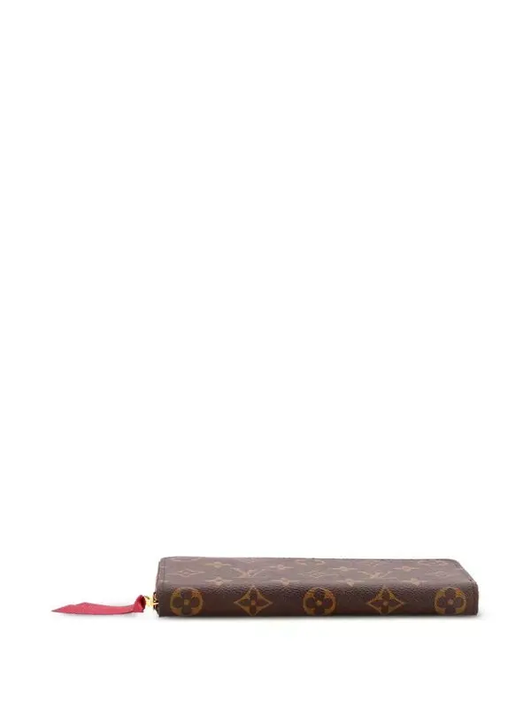 LOUIS VUITTON Clemence Wallet Monogram Canvas Small Wallets