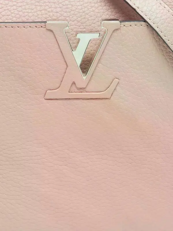 LOUIS VUITTON 2015 Pm Capucines Leather Two-way Handbag