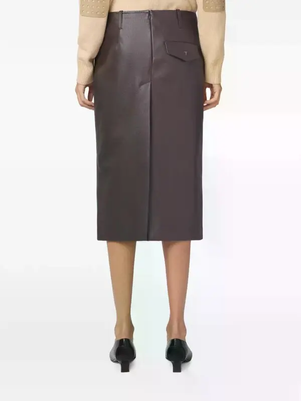 TOD'S Leather Pencil Skirt